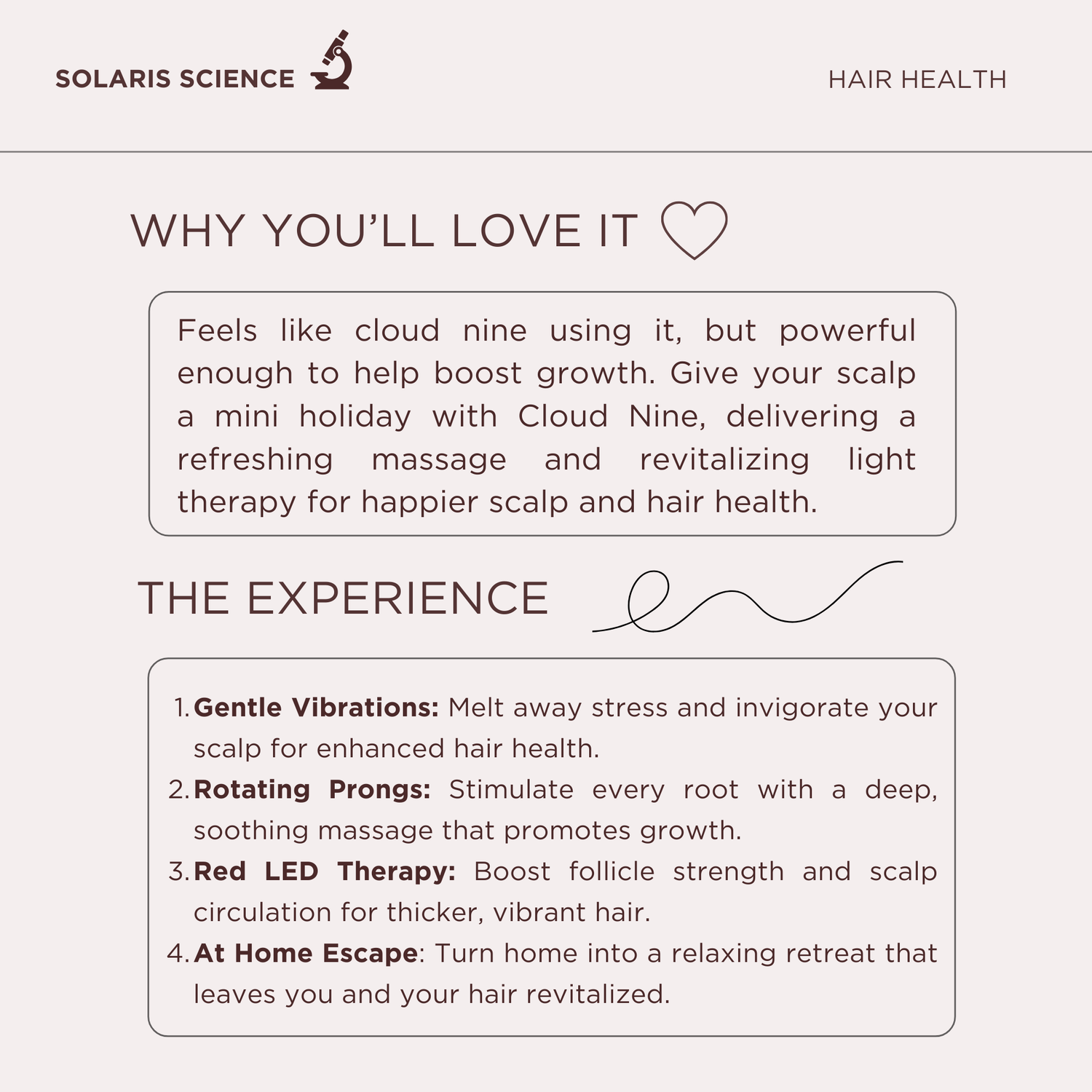 CLOUD NINE Red LED Hair Density and Growth-Stimulating Scalp Massager ...