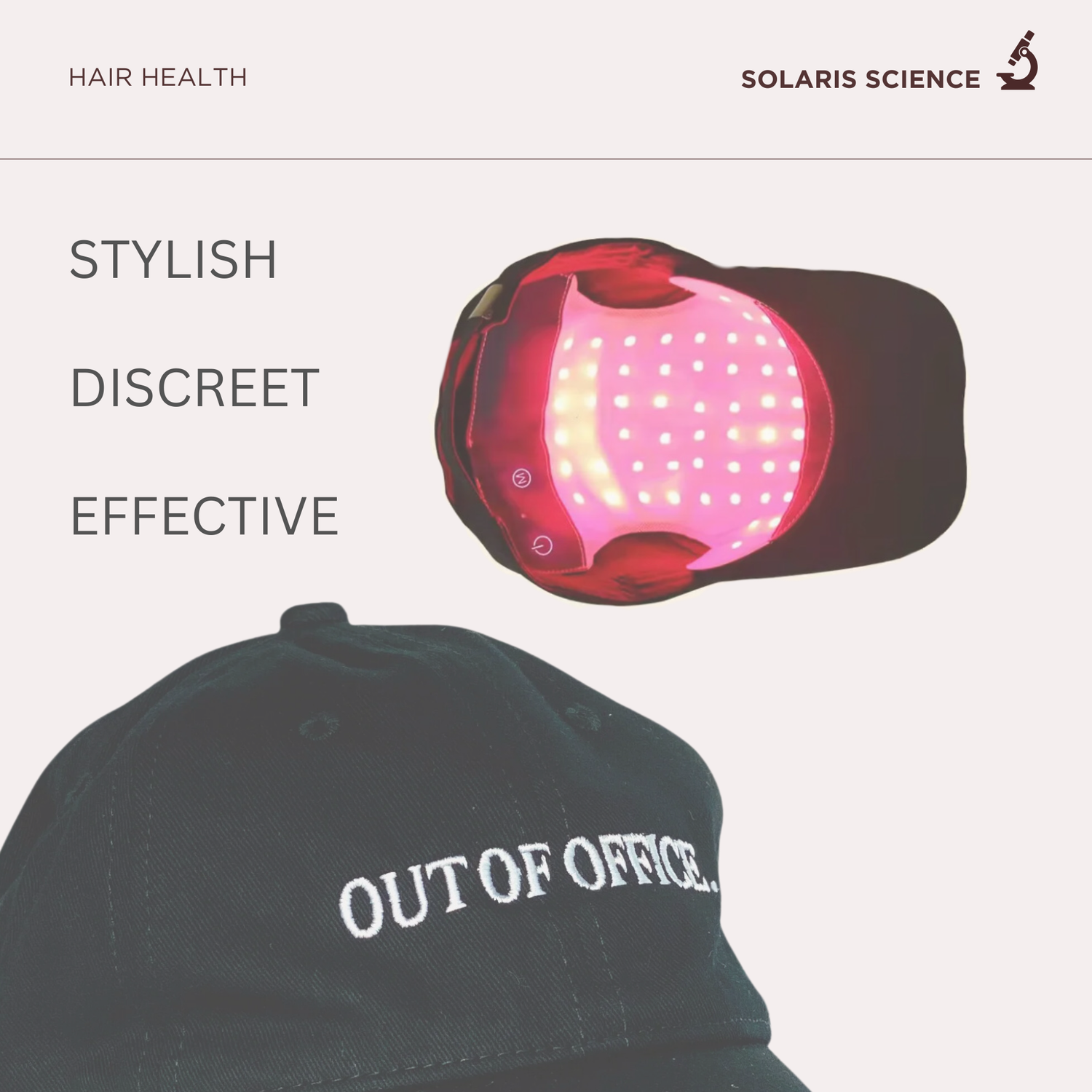 Intensive Red LED Hair Growth Hat Supporting Growth (New!) | SLNY